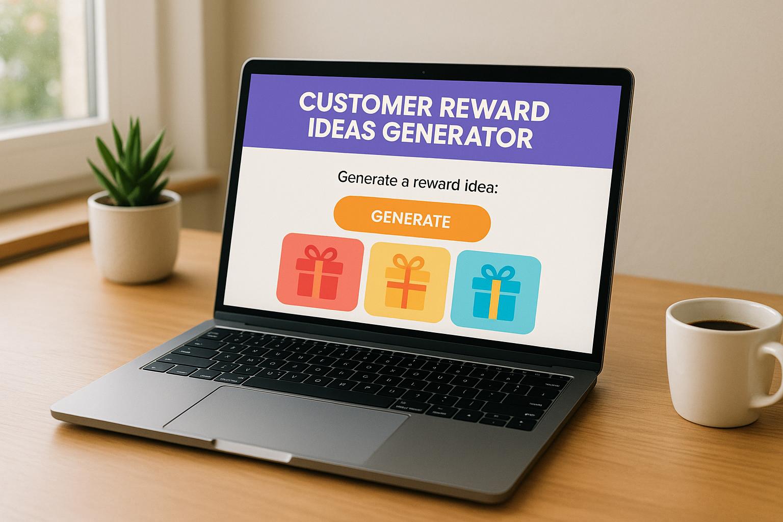 Customer Reward Ideas Generator Tool - Loyal Thinking